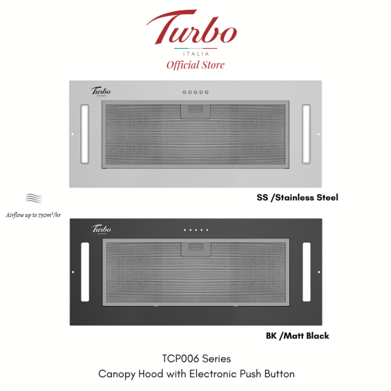 Turbo Italia – TCP006 Canopy Hood – Hob and Hood Singapore