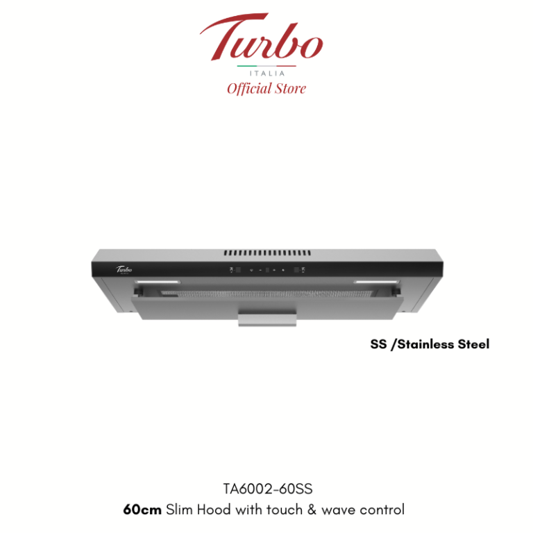 Turbo Italia – Incanto TA6002-60SS 60cm Slim Hood with touch & wave ...